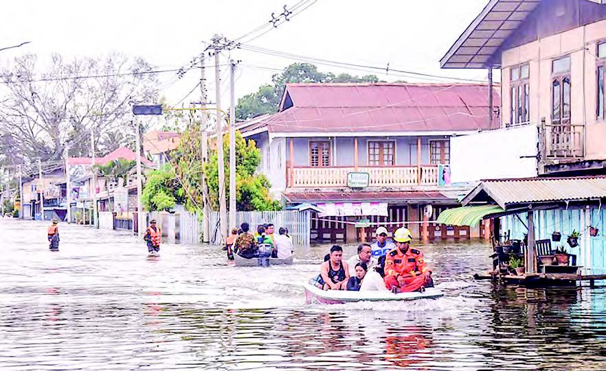 Sanitation and healthcare services ongoing in flood-hit areas | Myanmar ...