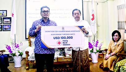 Indonesian Red Cross donates US$100,000 in aid to Myanmar Red Cross ...