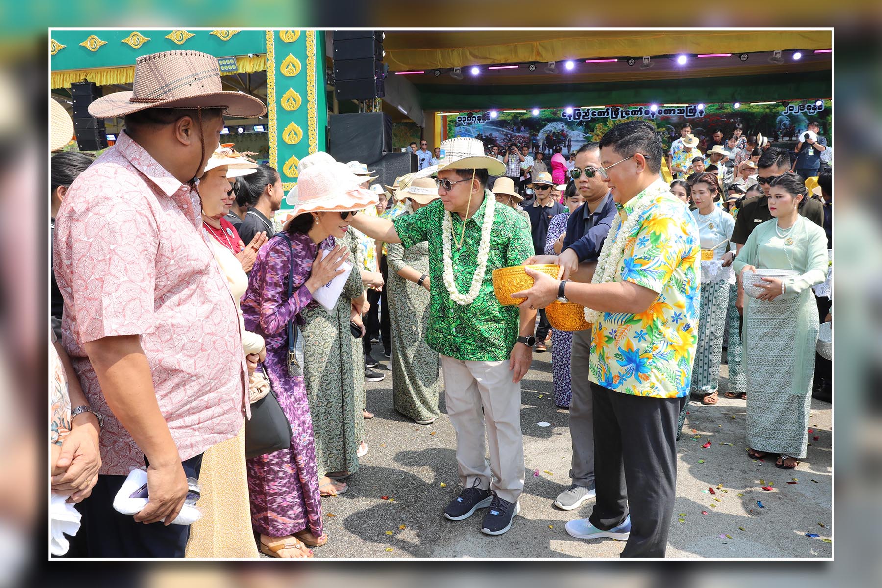 President, First Lady Join Public in Celebrating Maha Thingyan in Nay ...
