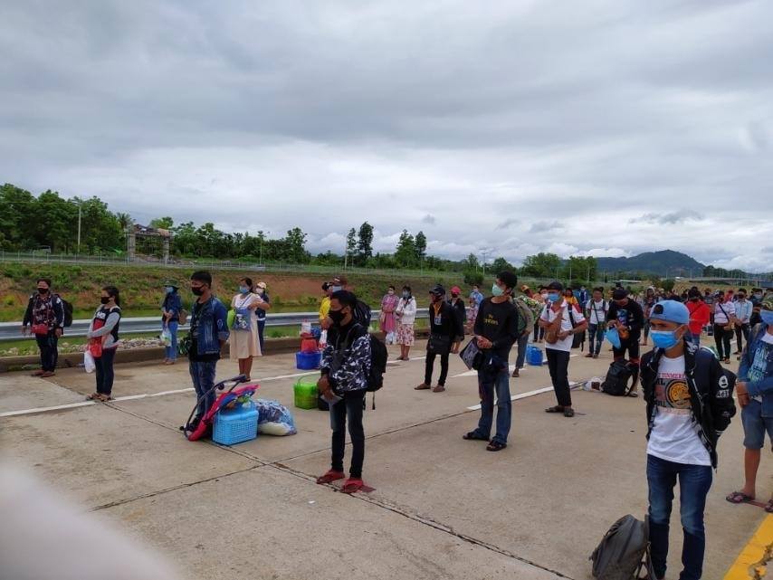 ယနေ့ ဇူလိုင် ၄ ရက်တွင် ထိုင်းနိုင်ငံရောက် မြန်မာရွှေ့ပြောင်းလုပ်သား ၈၁၃