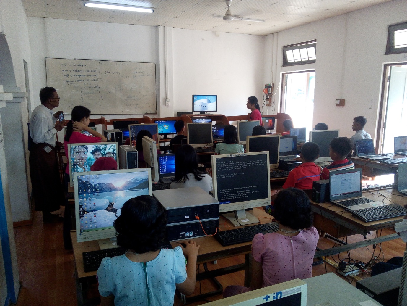Basic summer computer course opened in Kawhmu | Myanmar Digital News