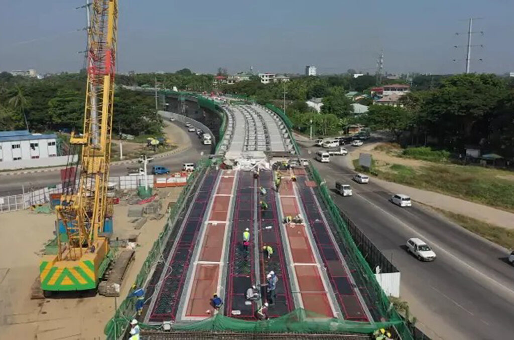 Construction of Thanlyin Bridge-3 completed almost 83% on Thakayta side ...