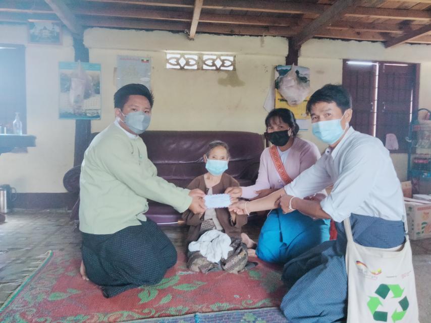 Social pension provided to senior citizens in Mongkhat Township ...