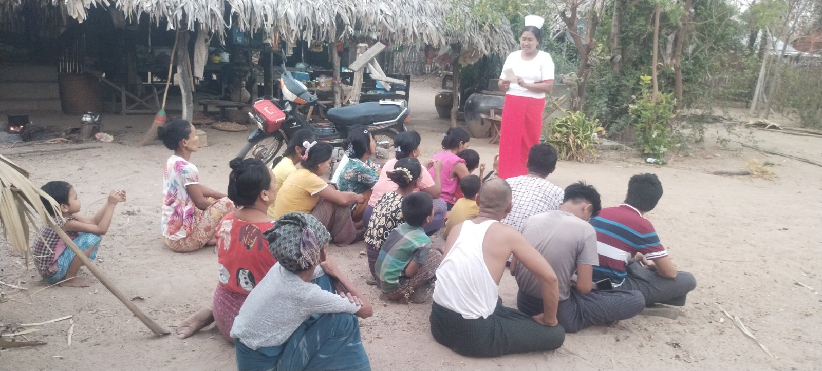 Heat stroke prevention activities conducted in Chauk Township | Myanmar ...