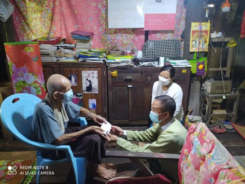 Social pension provided to 1483 elderly people in Yekyi Township ...