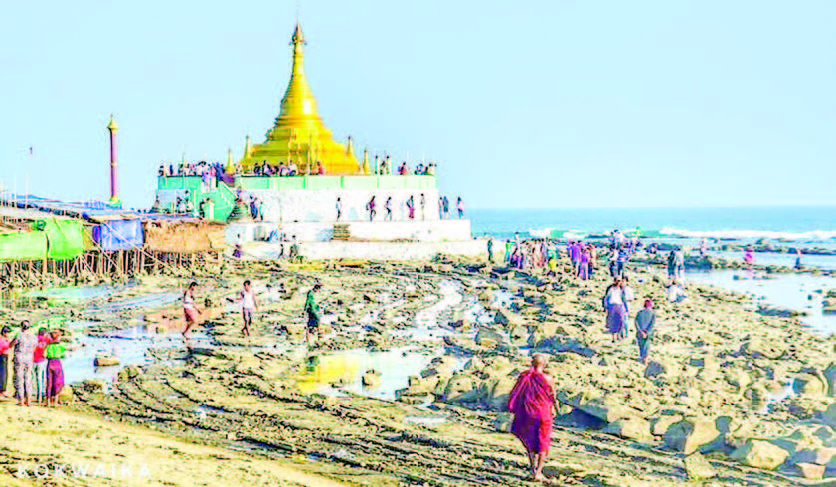 Myat Mawtin Pagoda platform expansion reaches 48% completion | Myanmar ...