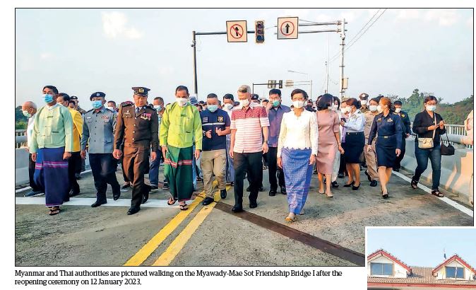 Myawady-Mae Sot Friendship Bridge I reopens after three-year hiatus ...