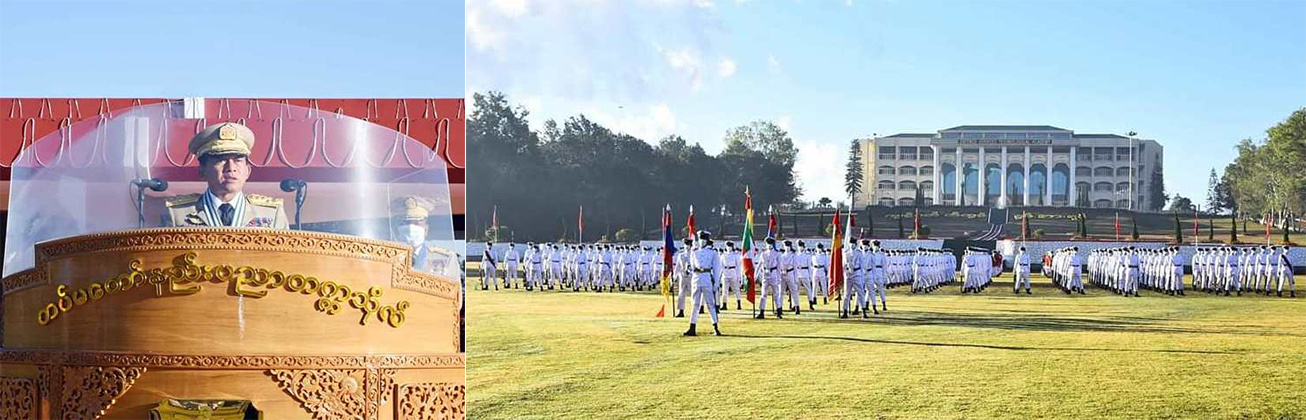 Senior General delivers speech at DSTA Passing-out Parade | Myanmar ...